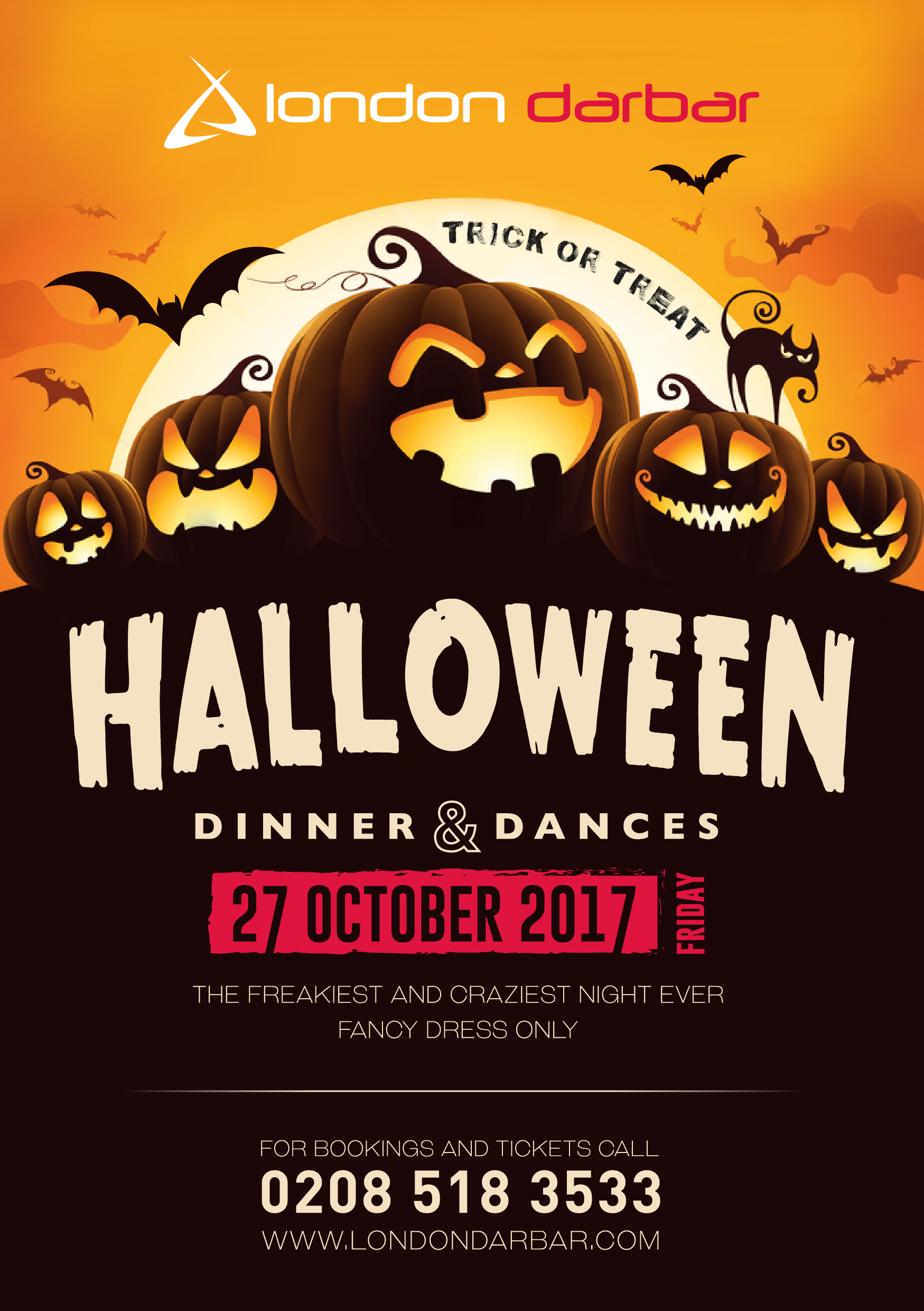 HALLOWEEN DINNER AND DANCE – London Darbar
